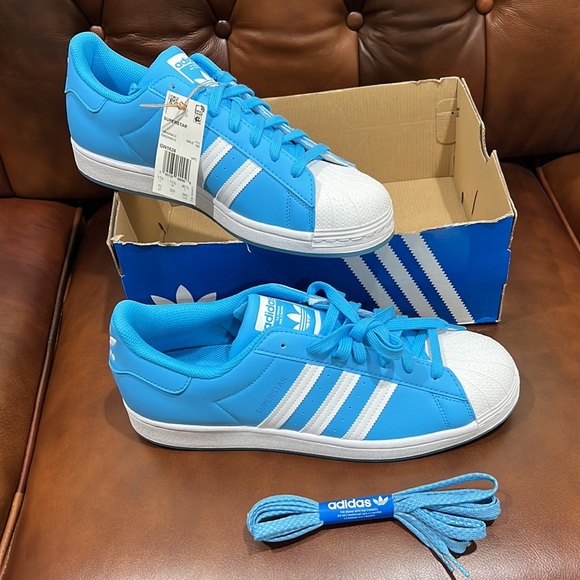 adidas | Shoes | Adidas Superstar Sky Bluewhite Mens Shoe | Poshmark